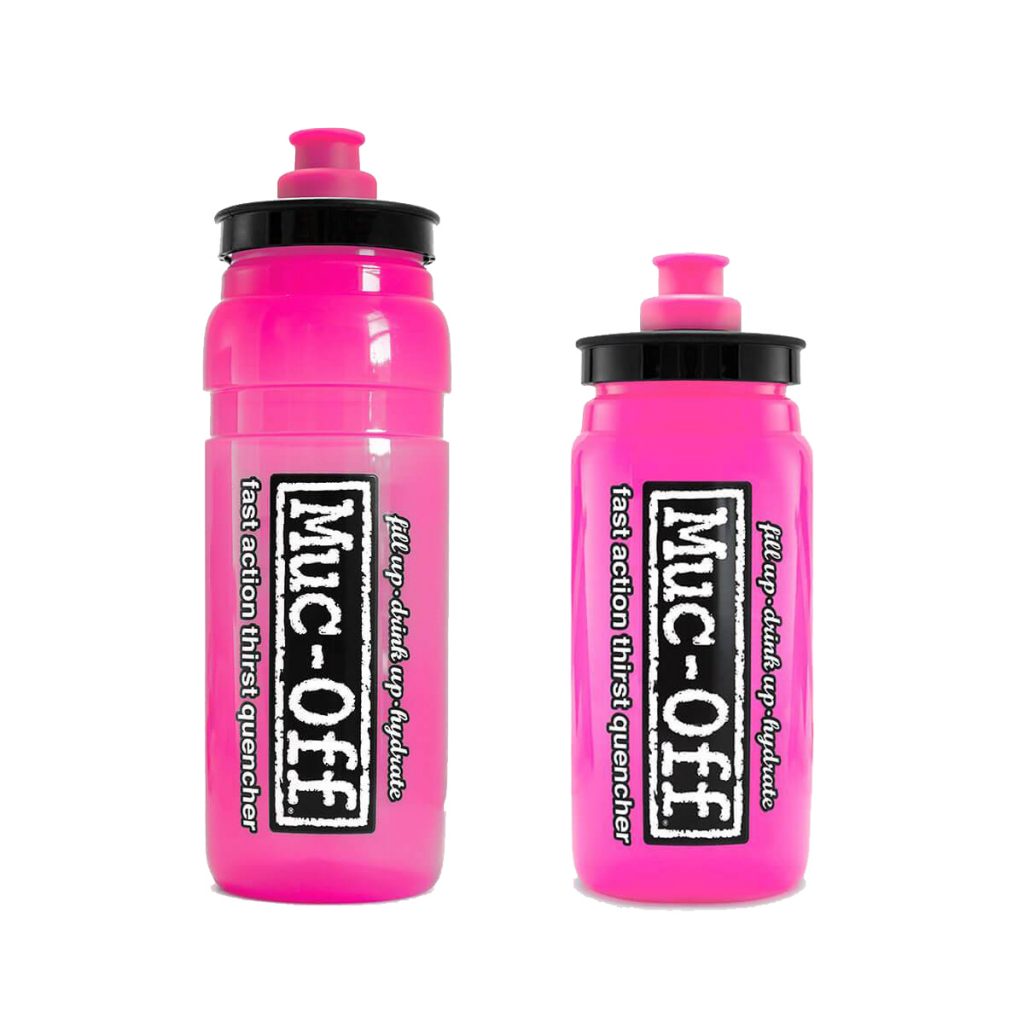 Bidón Muc Off X Elite Fly Pink - Endubikes