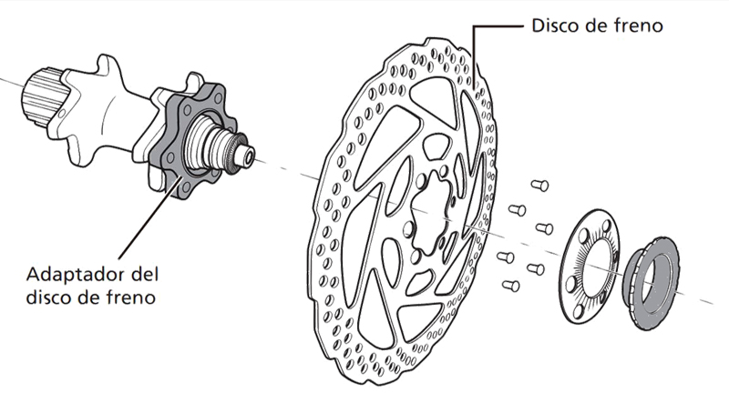 Adaptador Shimano Center Lock SM-RTAD05 - Endubikes